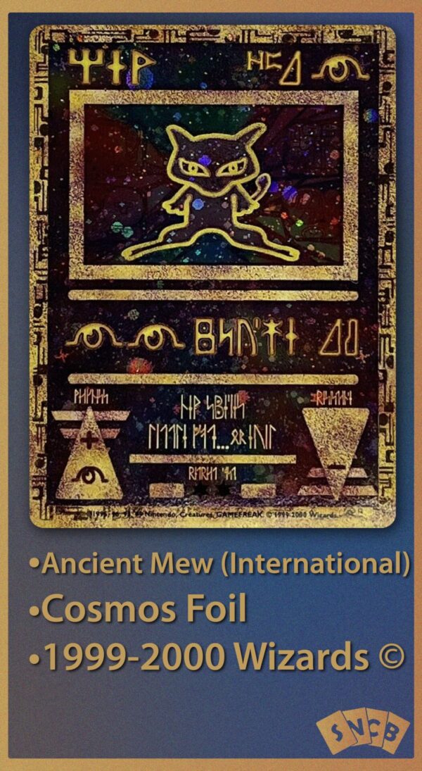 All 6 Variants of The Ancient Mew Card Explained – Sleeve No Card Behind