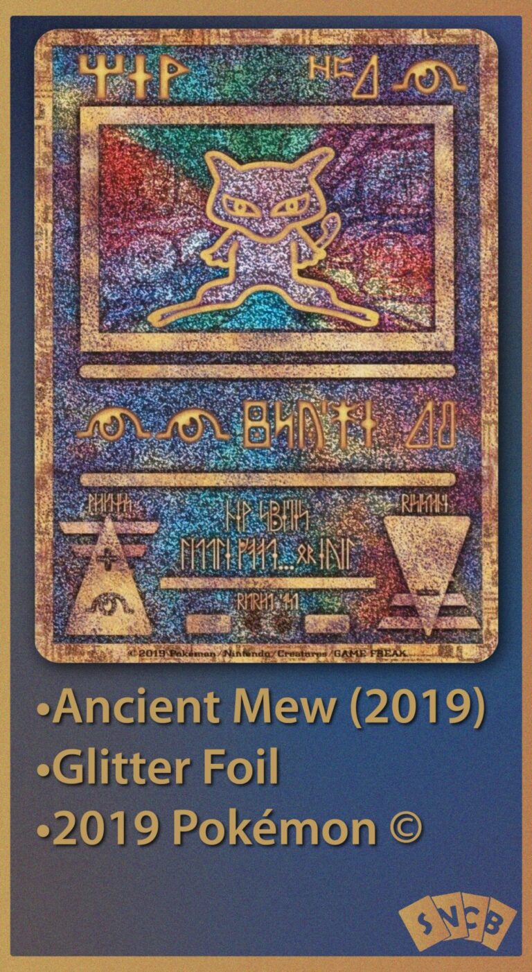All 6 Variants of The Ancient Mew Card Explained – Sleeve No Card Behind
